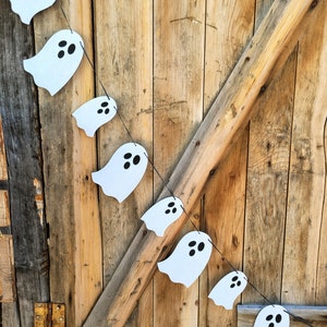 Halloween Ghost Banner- Felt Halloween Garland- Halloween Home Decor ...