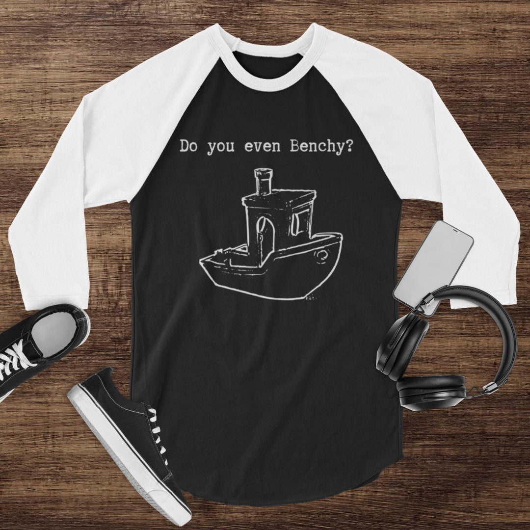 Do You Even Benchy White Font 3D Printing 3/4 Sleeve Raglan Shirt - Etsy