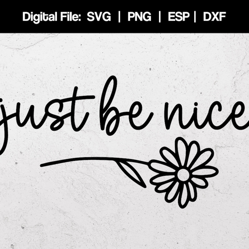 Just Be Nice Shirt - Etsy