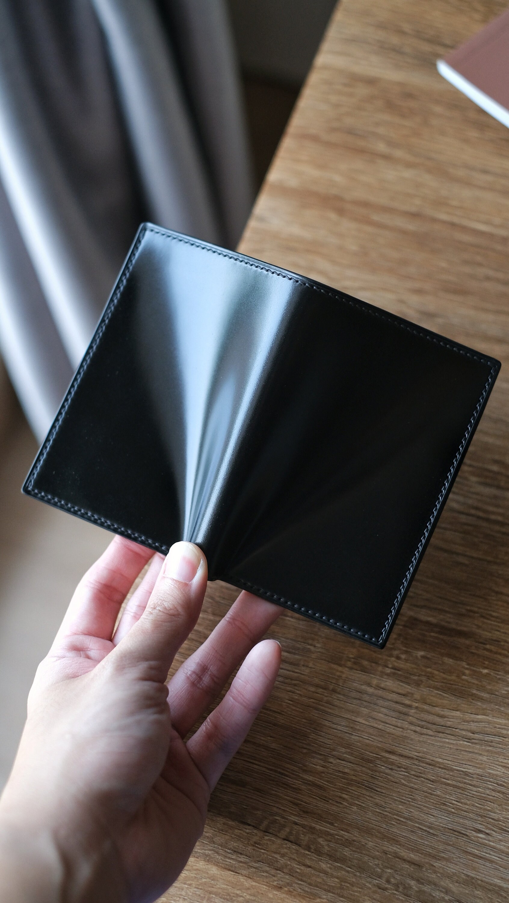 10slot Shinki Hikaku Shell Cordovan Japanese Horsebutt Vertical Wallet ...