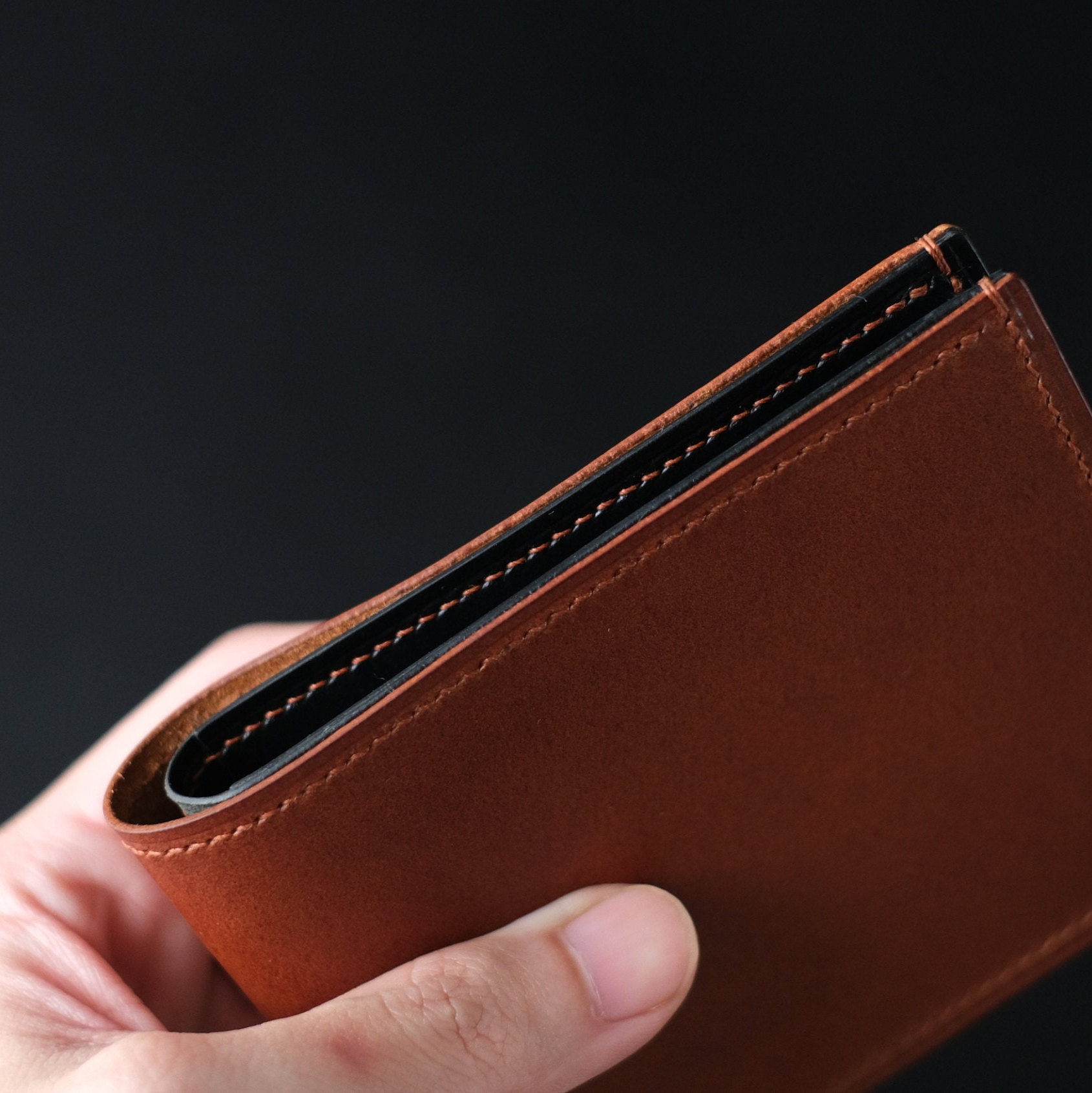 Signature Two Tone Buttero Leather Signature Bifold Wallet, Buttero ...