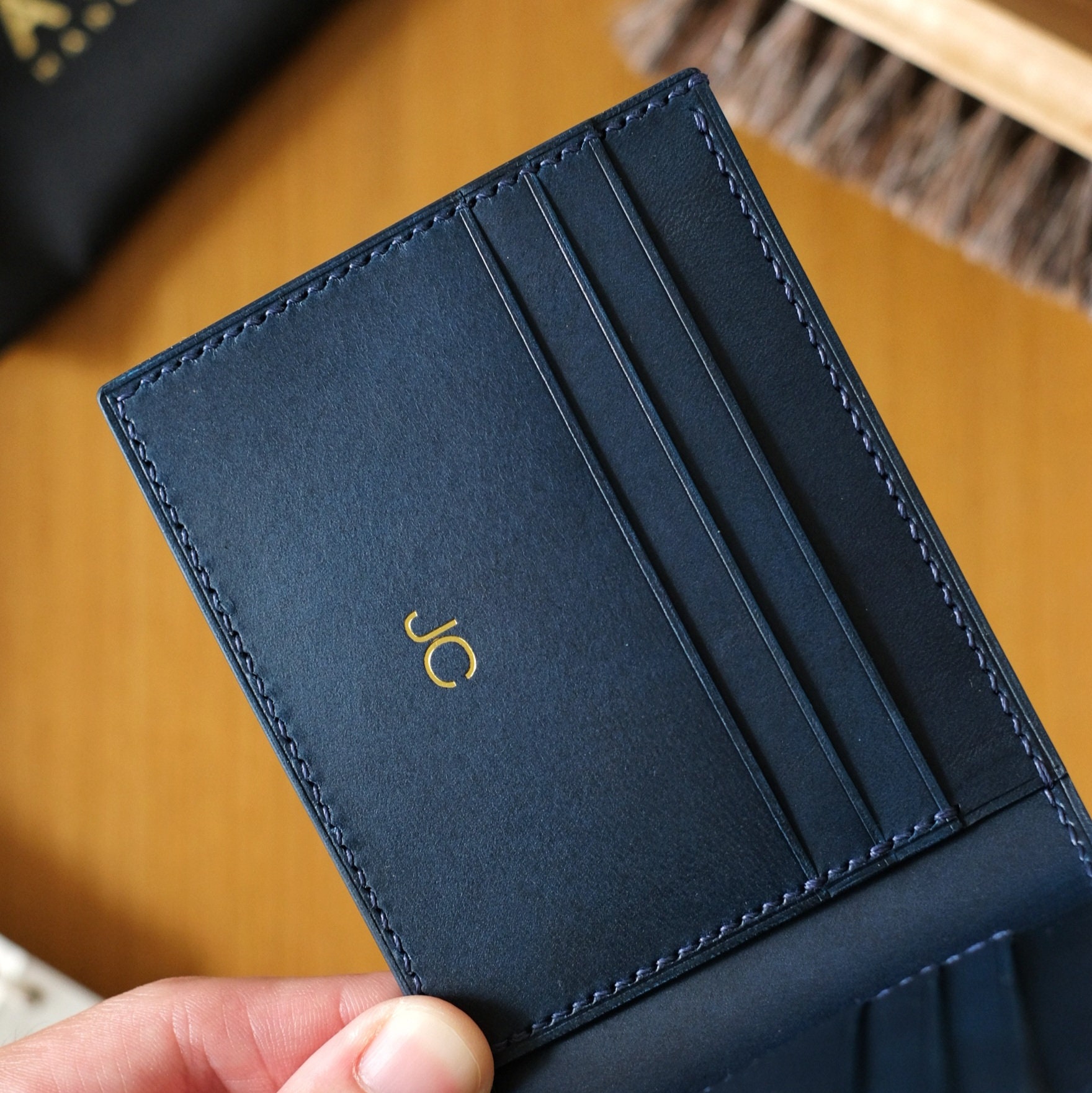 Classic Two Tone Buttero Leather Signature Bifold Wallet, Buttero ...