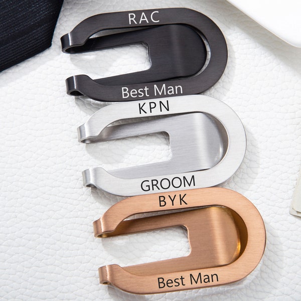 Monogram Money Clip - Etsy