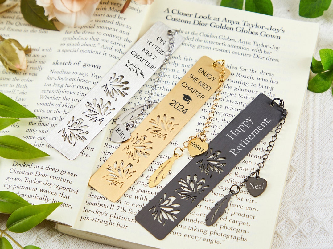 Retirement Gifts for Women,personalized Bookmarks,teacher's Day Gifts ...