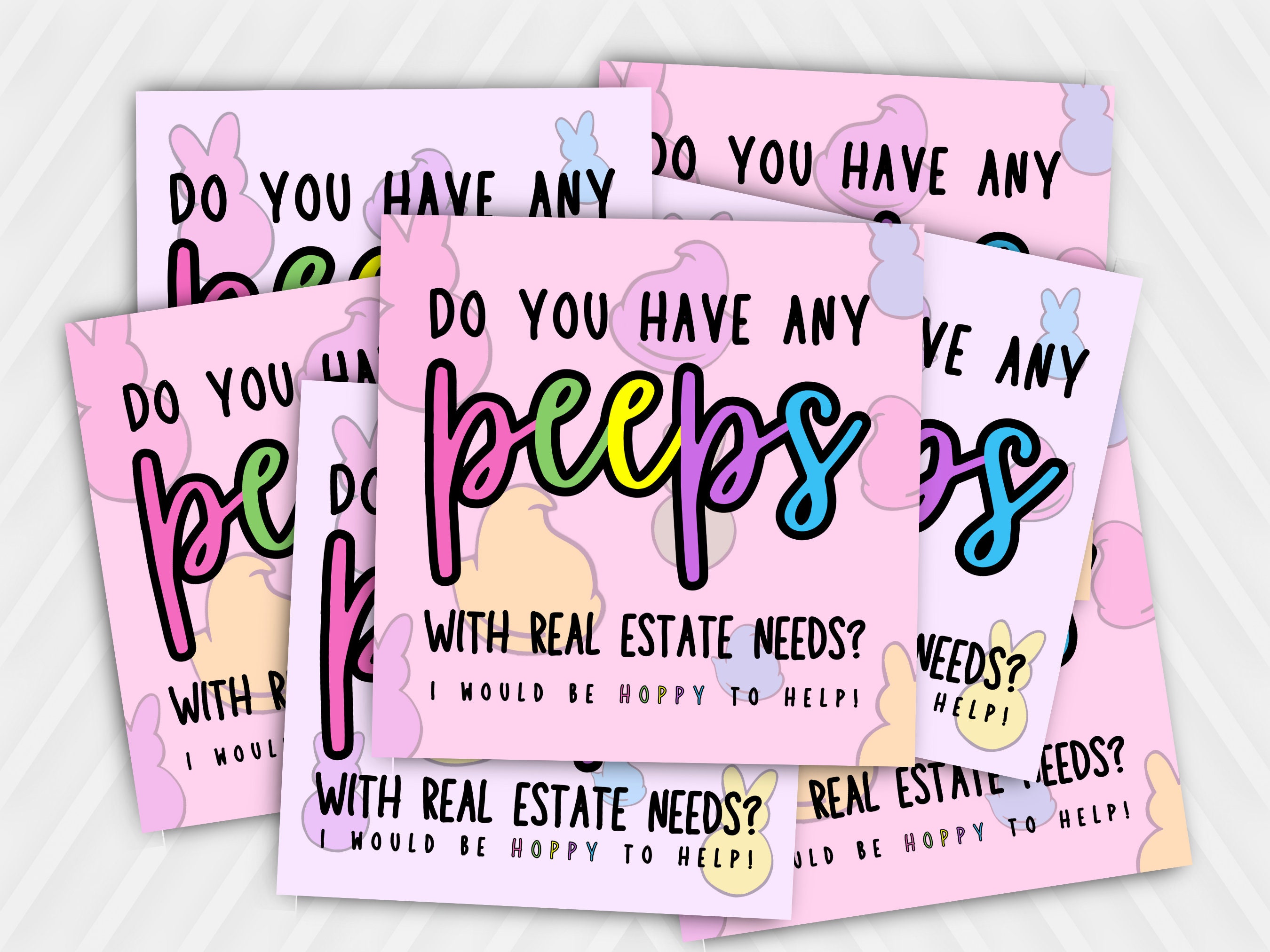 Spring Real Estate Pop by Tag Printable, Easy to Print From Home ...