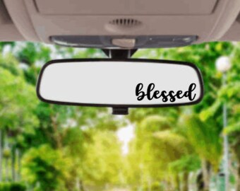 Rear View Mirror Decal | Etsy