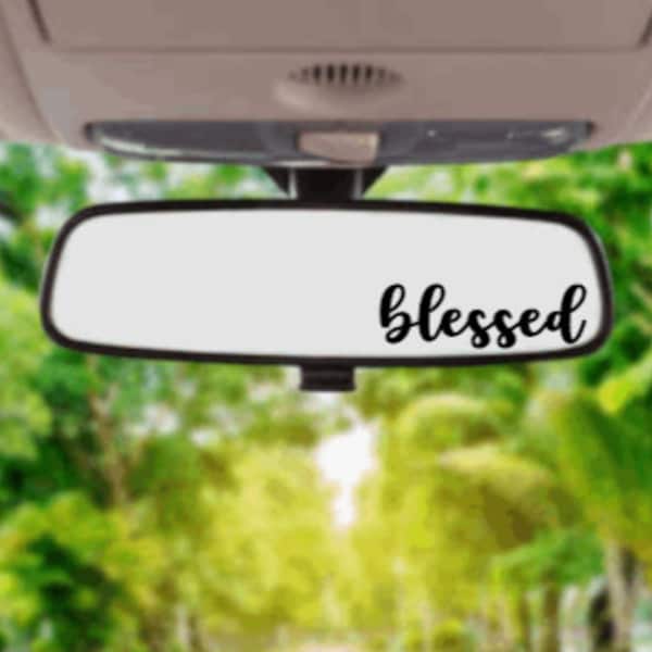 Rear View Decal - Etsy