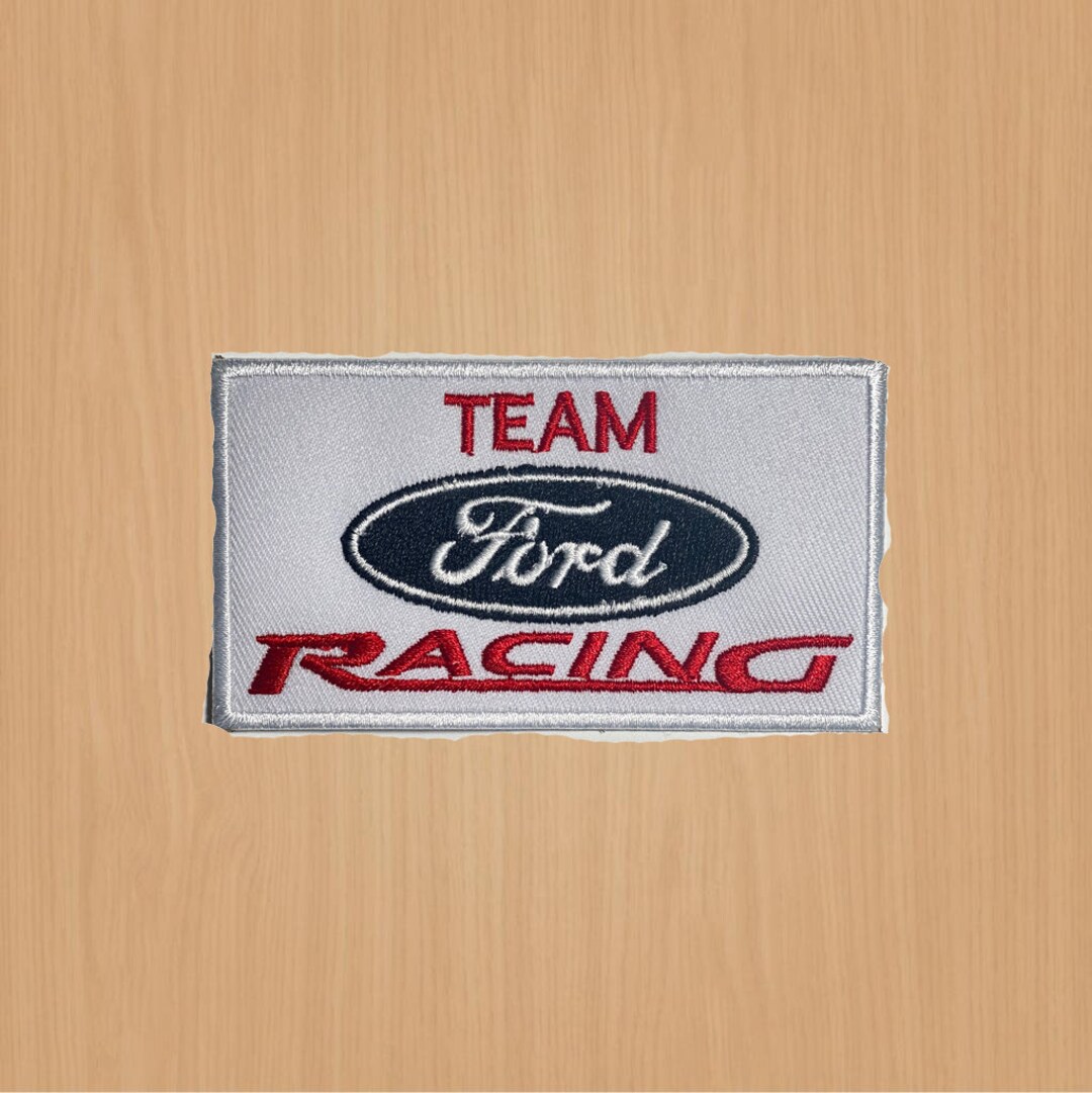 Cars Patch Team Racing Patch Black Iron on Patch Embroidered - Etsy
