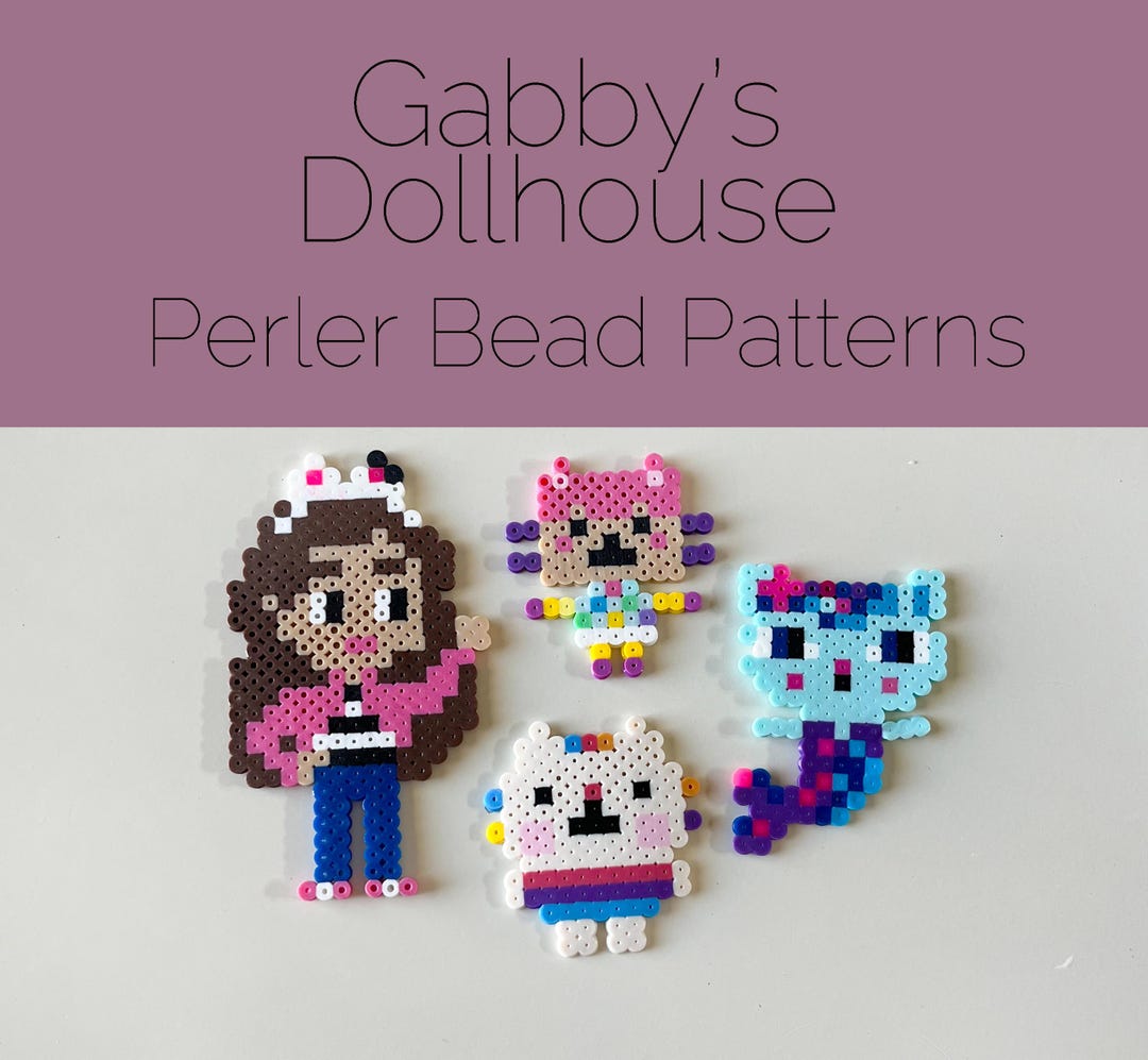 Perler Bead Patterns for Gabby and Her Playhouse Friends - Etsy