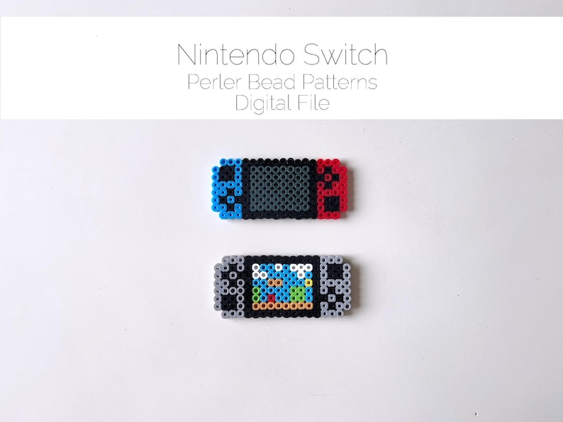 DIGITAL FILE - Perler Bead Pattern for Two Mini Video Game Switches - Etsy