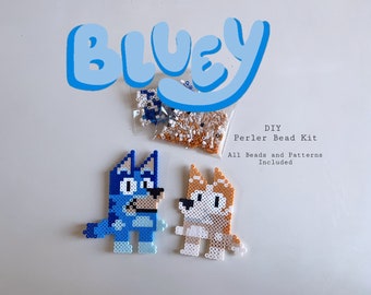 Perler Beads Bluey - Etsy