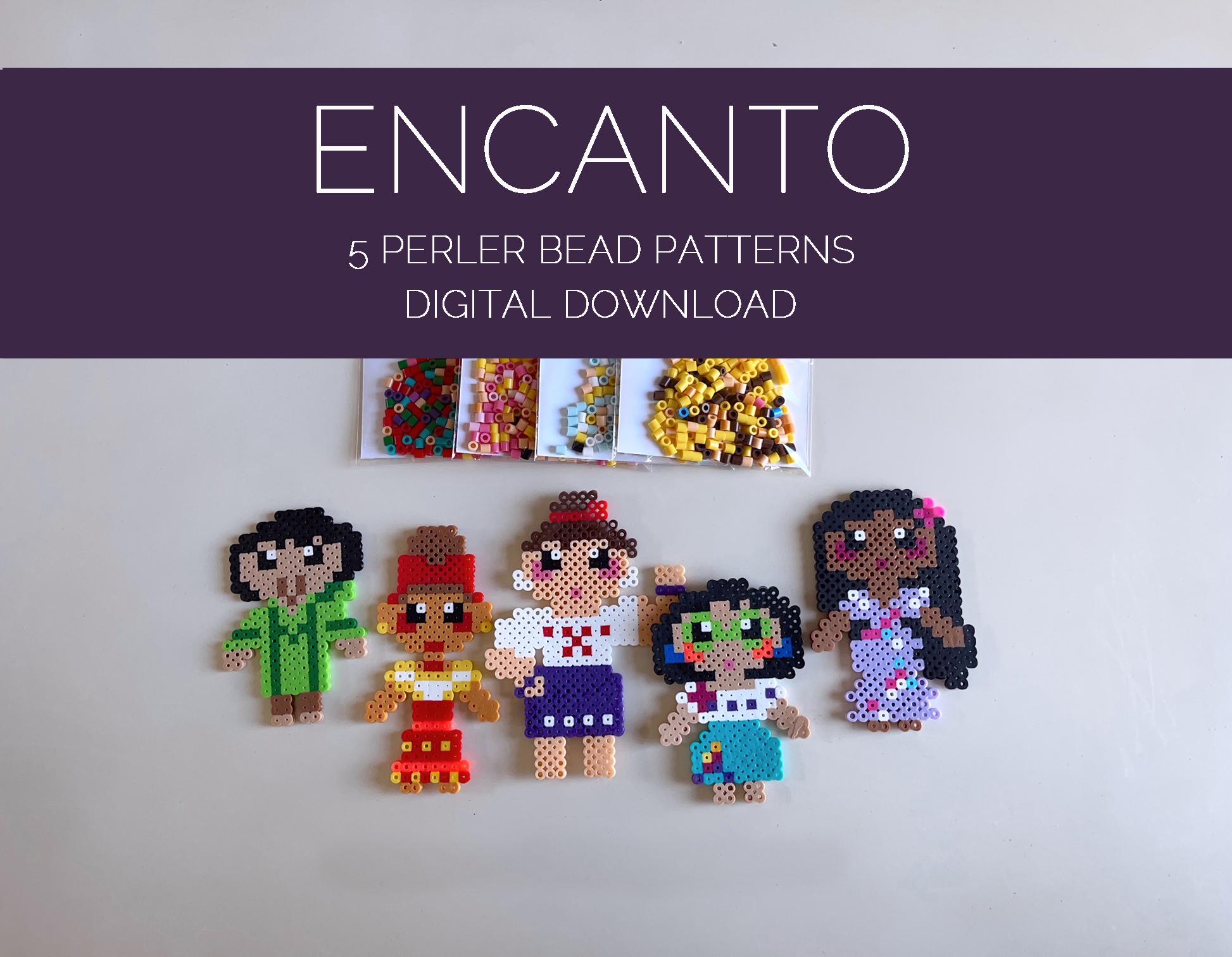 DIGITAL FILE Pattern for All 5 Encanto Characters - Mirabel, Isabella ...