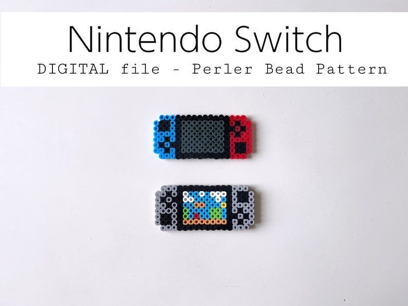 DIGITAL FILE Perler Bead Pattern for Two Mini Video Game Switches - Etsy