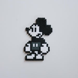 DIY Perler Bead Pattern Grayscale Mickey Mouse - Etsy