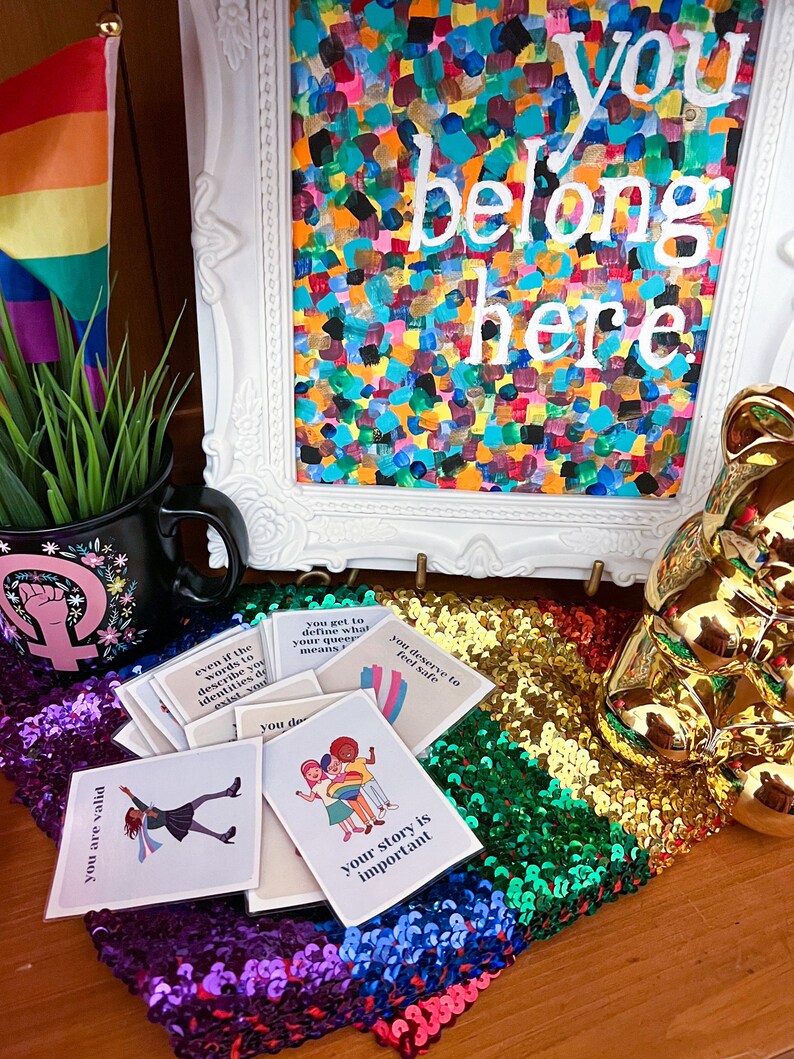 Transgender Affirmation Cards Teens Printable for LGBT, Queer Children ...