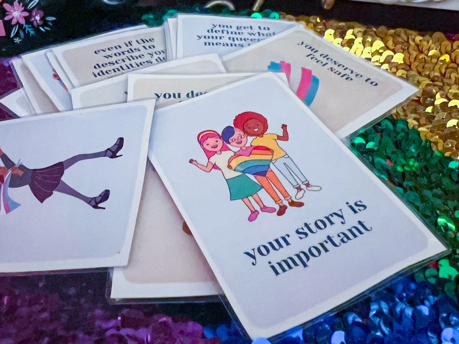 Transgender Affirmation Cards Teens Printable for LGBT, Queer Children ...