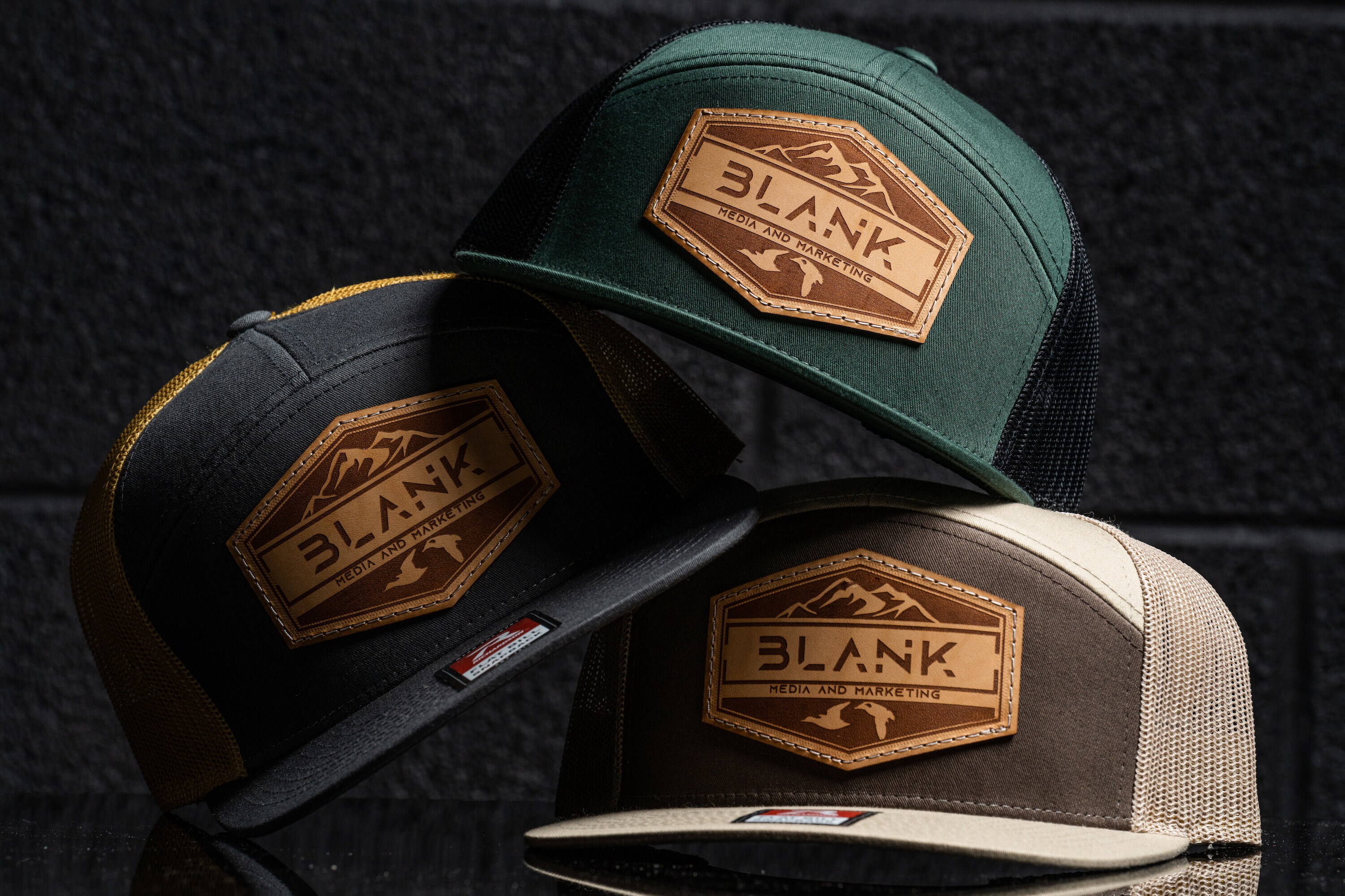 Custom Leather Patches, Leather Hat Patches, Custom Patch for Hats ...