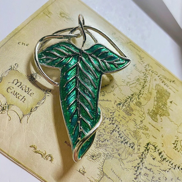 Elven Leaf Brooch - Etsy