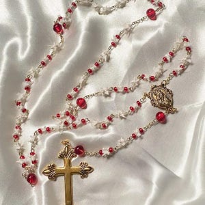 Serpent's Prayer Rosary: Snake Vertebrae Crucifix Necklace, Gothic ...