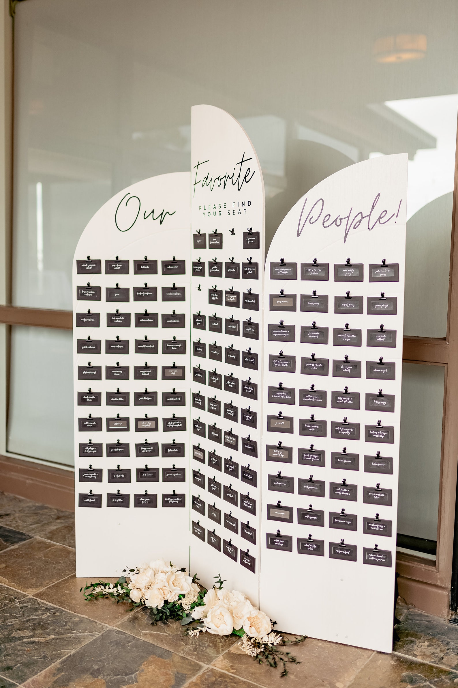 Wedding Seating Chart Vinyl Letter Sticker - See Description for Size ...