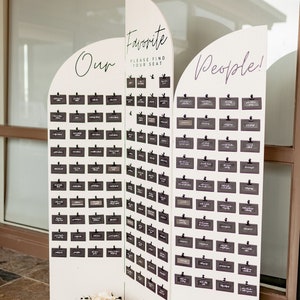 Wedding Seating Chart Vinyl Letter Sticker - See Description for Size ...