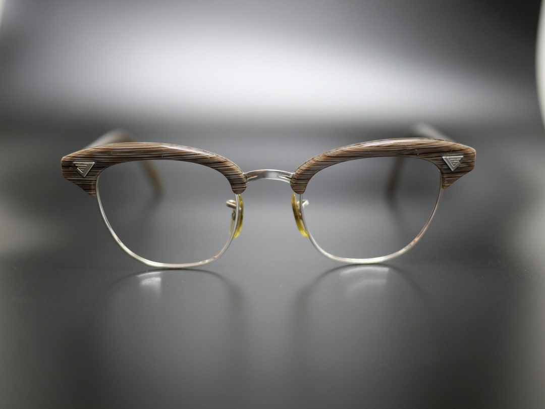 Vintage 1950s American Optical Eyeglass Frames 12K Gold Filled 46--20 ...