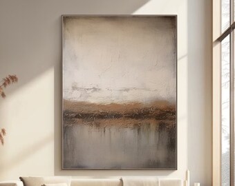 Beige Wabi Sabi Wall Art Neutral Wall Decor Beige Minimalist Wall Art Framed Wall Art Gifts for ...