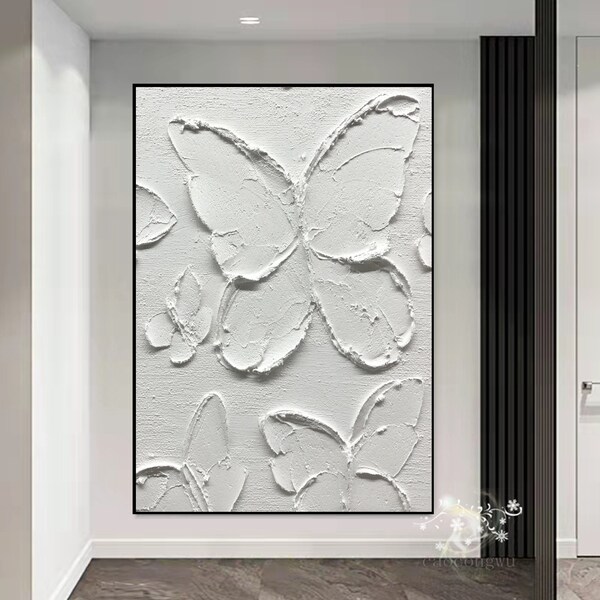 Butterfly Textured Painting - Etsy