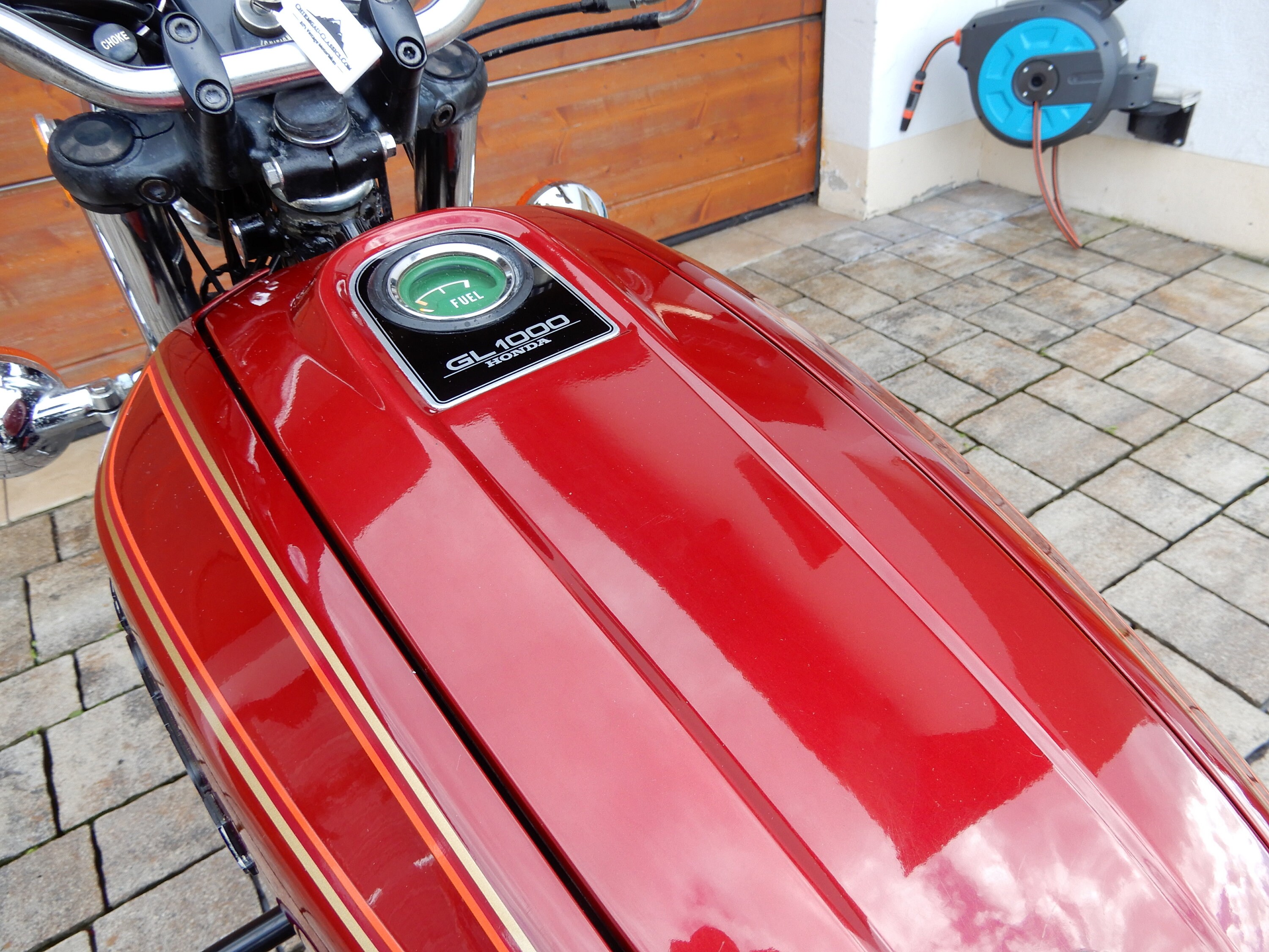 Honda GL1000 Goldwing GL1 Faketank Decal Chrome/black - Etsy