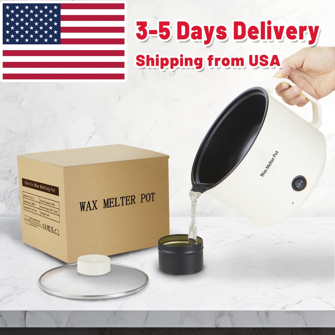 Electric Wax Melter Pot, Candle Making Pouring Pot DIY, Candle Making ...