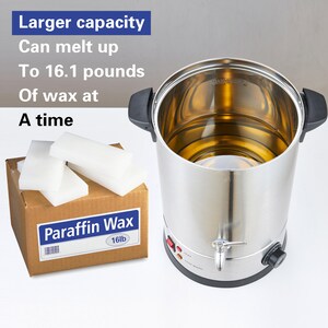 Wax Melter for Candle Making, 11qts - 16.1lbs Candle Melting Machine ...