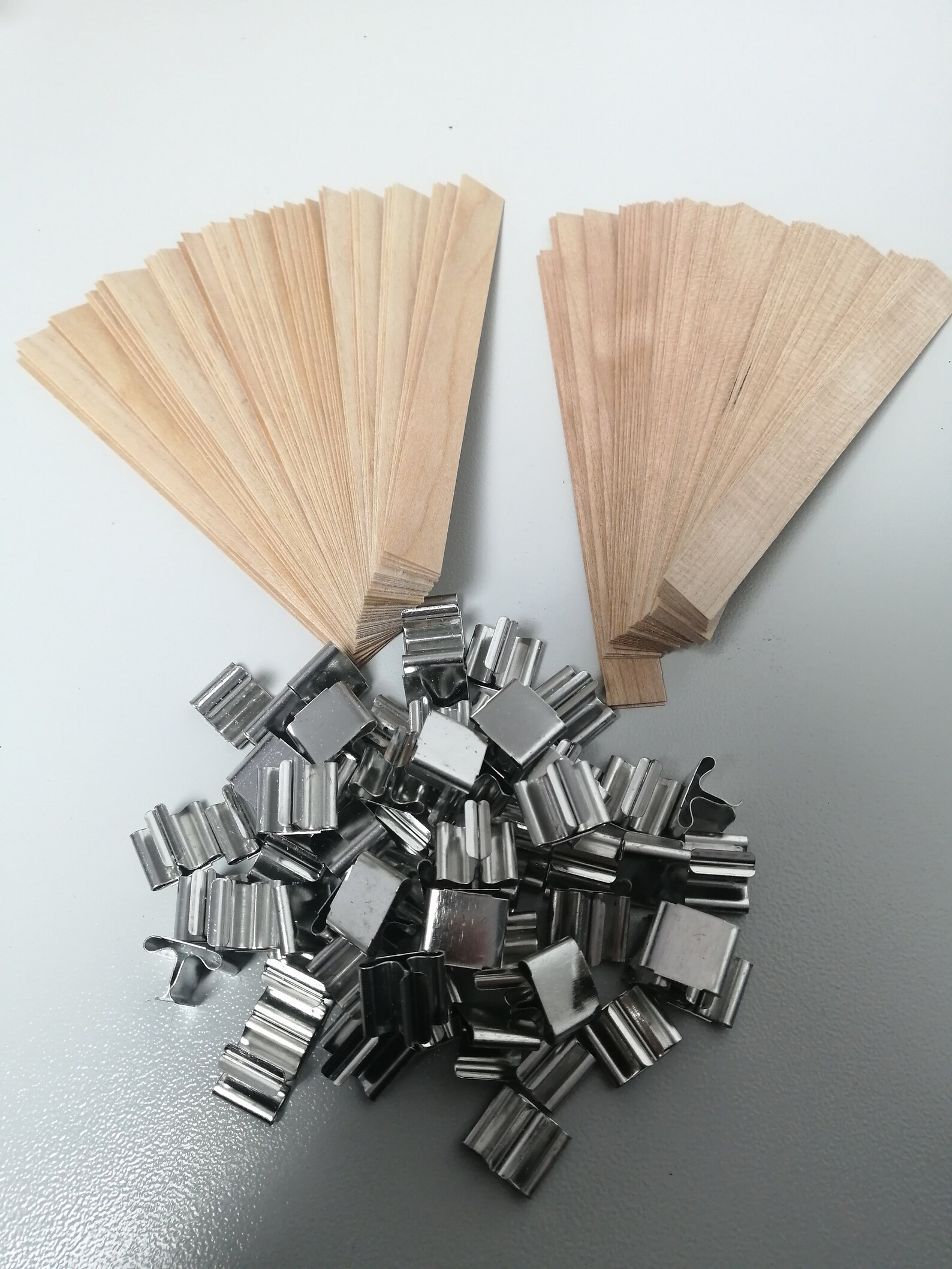 Wooden Candle Wicks,double-thickness, 5.1 X 0.5inch Natural Wicks ...