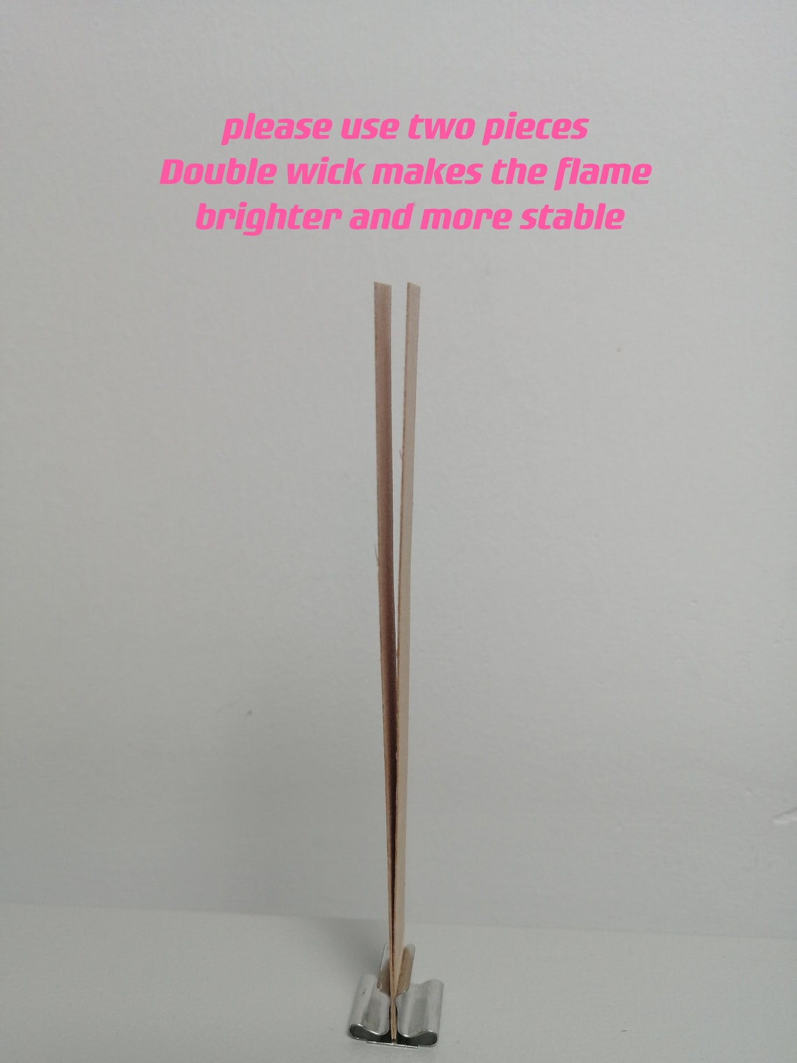 Wooden Candle Wicks,double-thickness, 5.1 X 0.5inch Natural Wicks ...