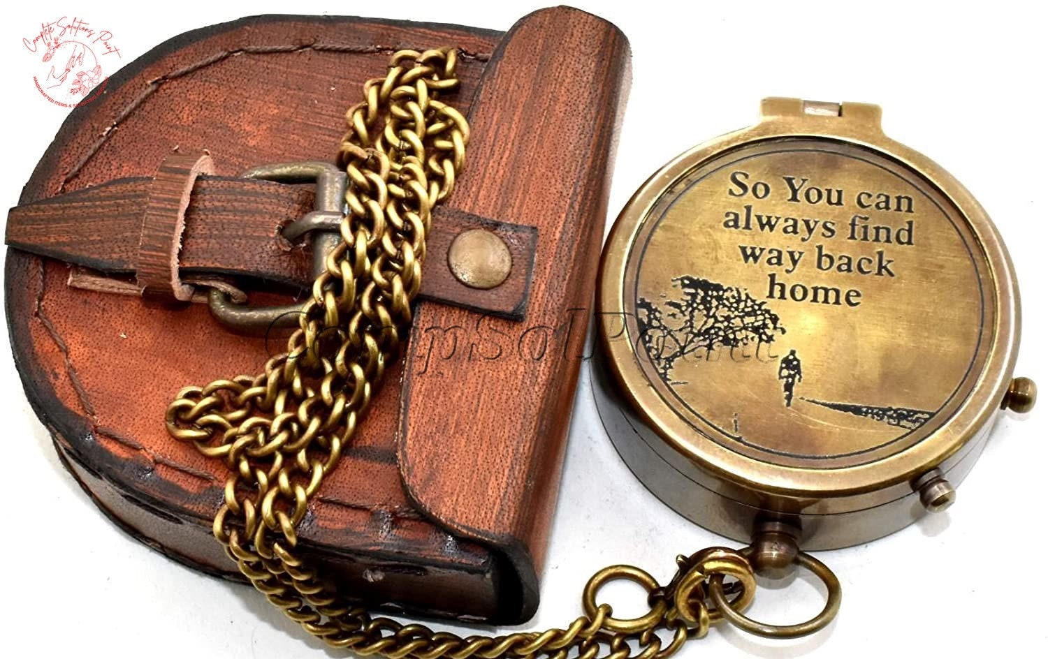 Trekking Flat Compass With Antique Look Vintage Medieval Style - Etsy