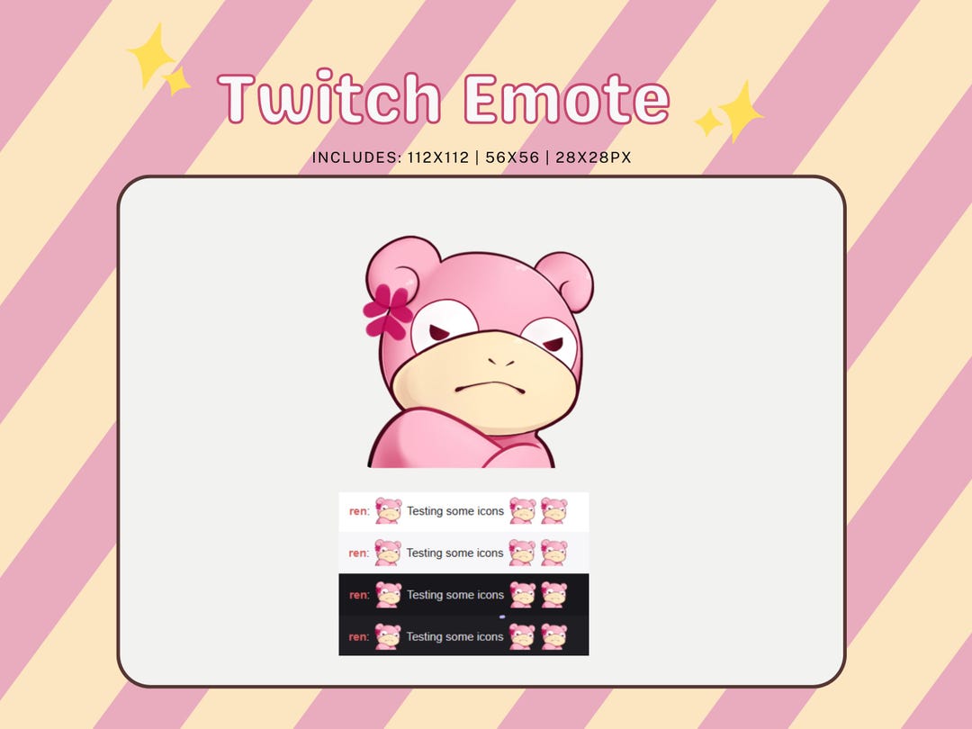 Pout Emote for Twitch/youtube/discord - Etsy