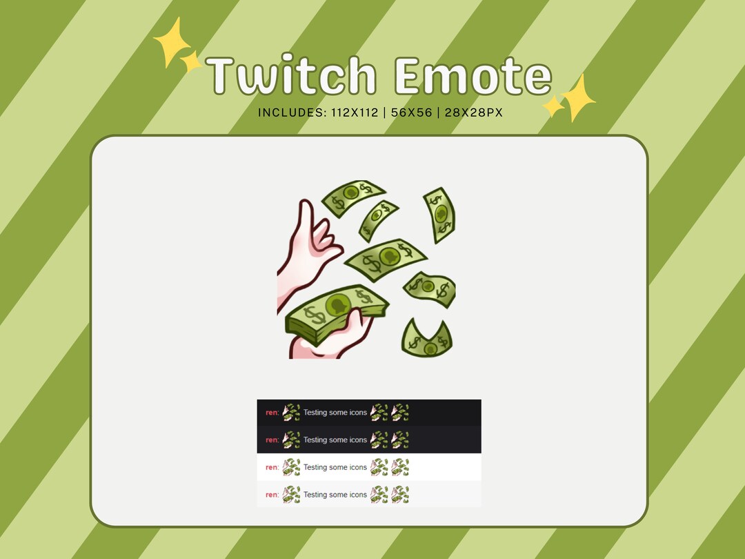 Money Throw Emote for Twitch/youtube/discord - Etsy