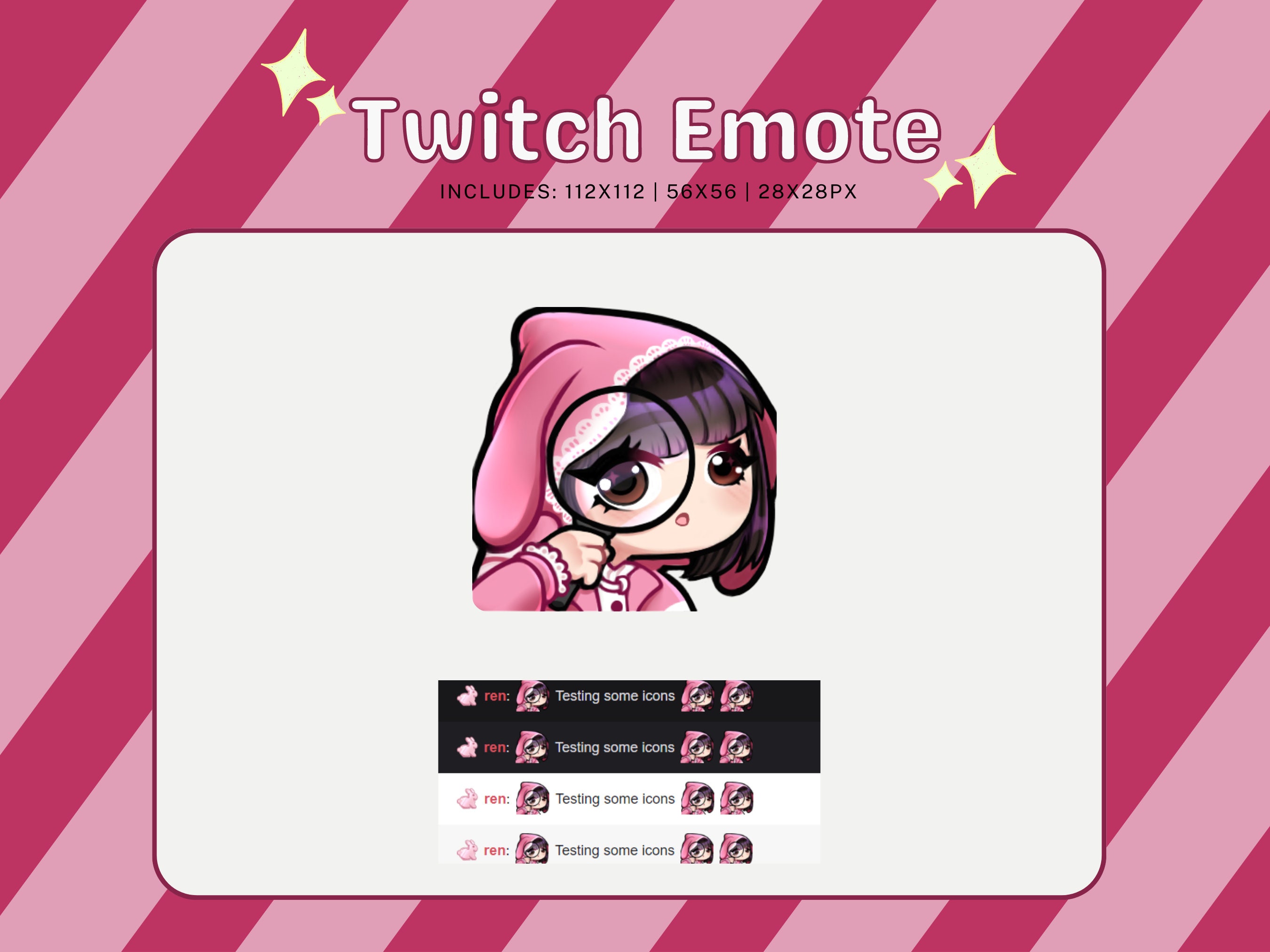 Feng Min DBD Emote for Twitch/discord/youtube/gaming/streaming - Etsy