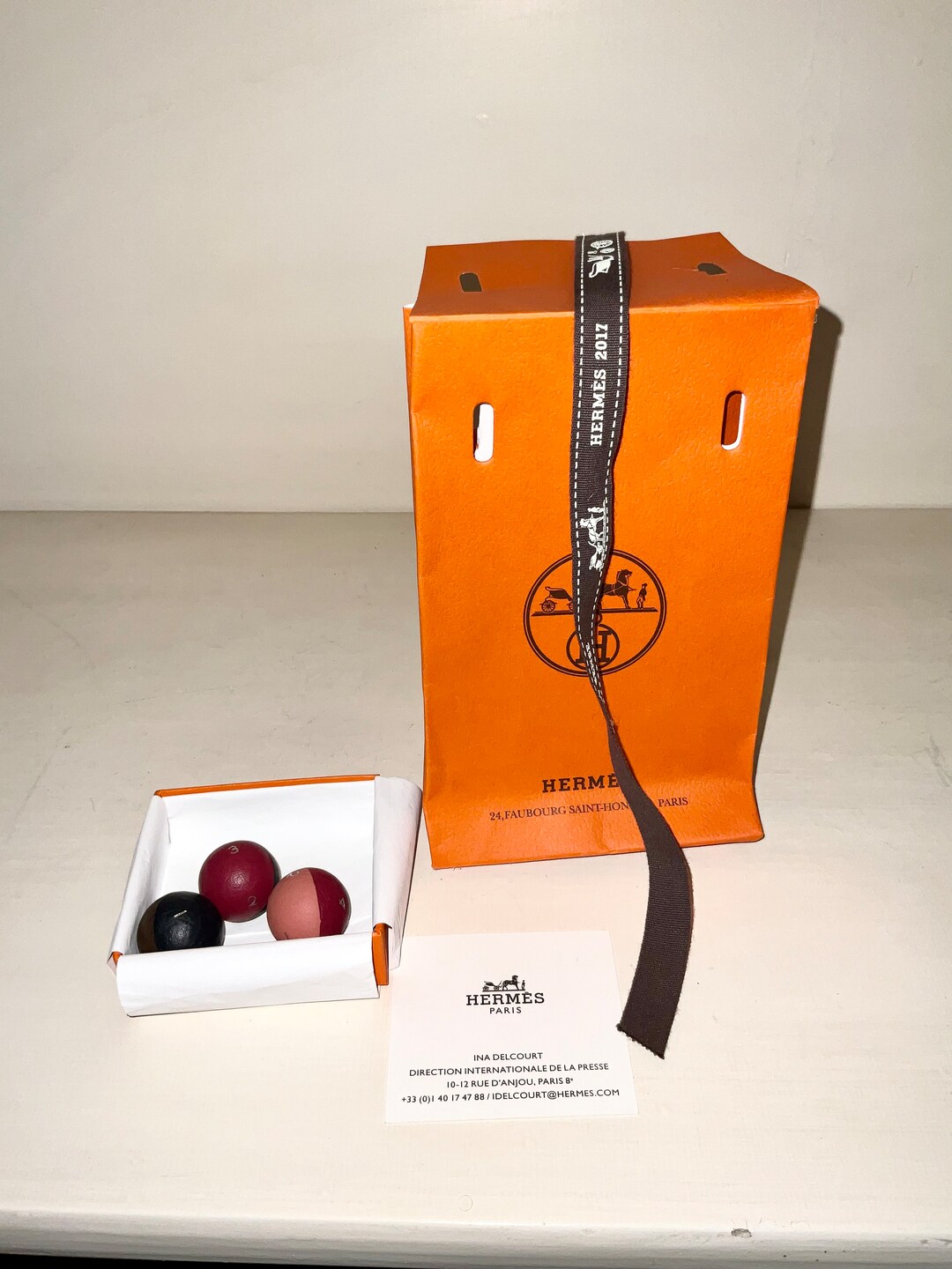 Hermès Hermes Multi Globe Leather Nuts With Triple Globe Multicolor - Etsy