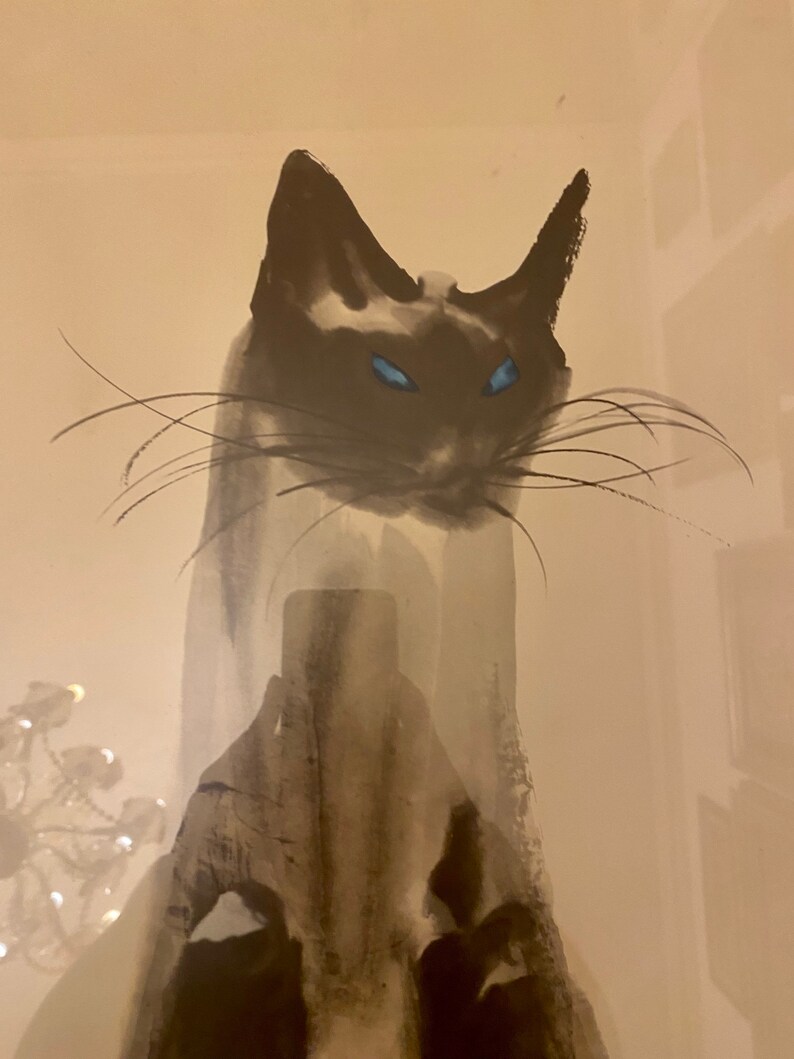 Dr. David Kwo Da-wei Limited Edition Chinese Lithograph "sheba Siamese ...