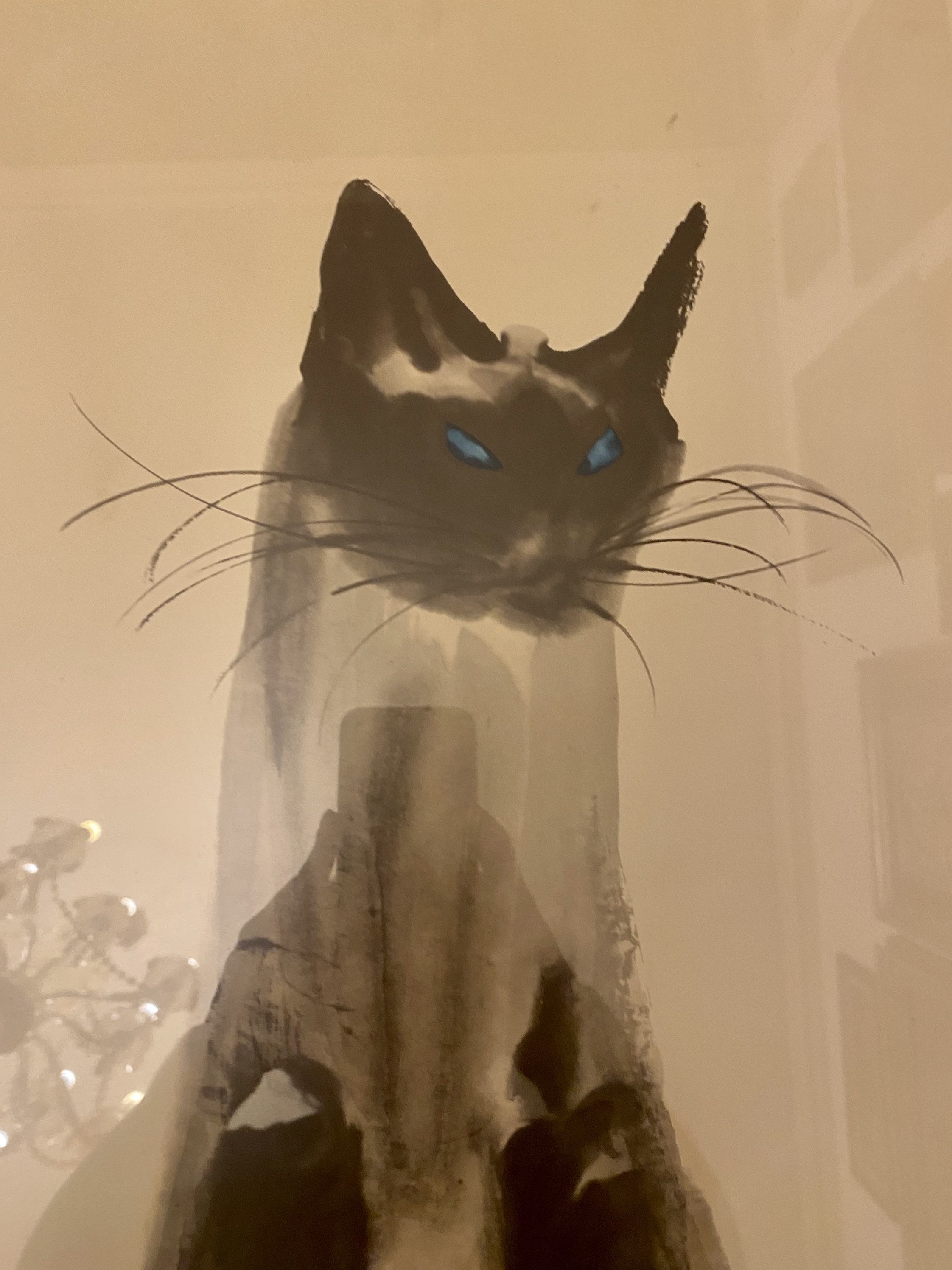 Dr. David Kwo Da-wei Limited Edition Chinese Lithograph "sheba Siamese ...