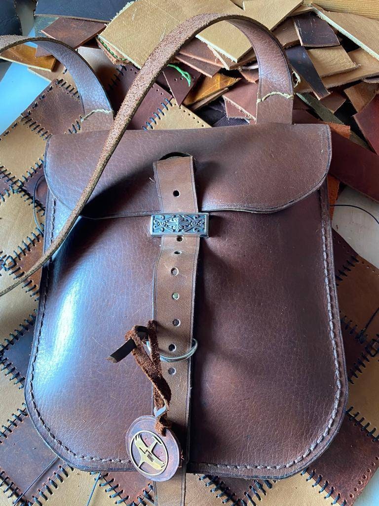 100% Leather Craftsmanship Bag - Etsy