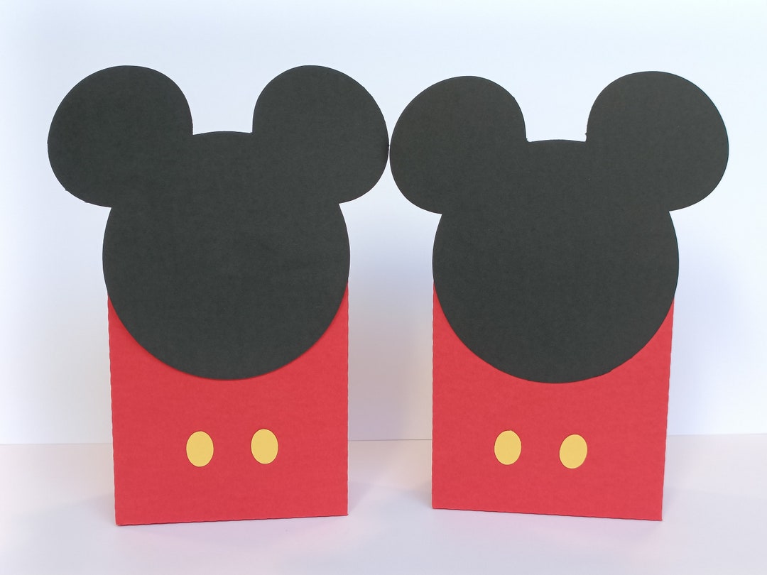 DIY Digital Download Mickey Mouse Party Bag Box for Kid's - Etsy