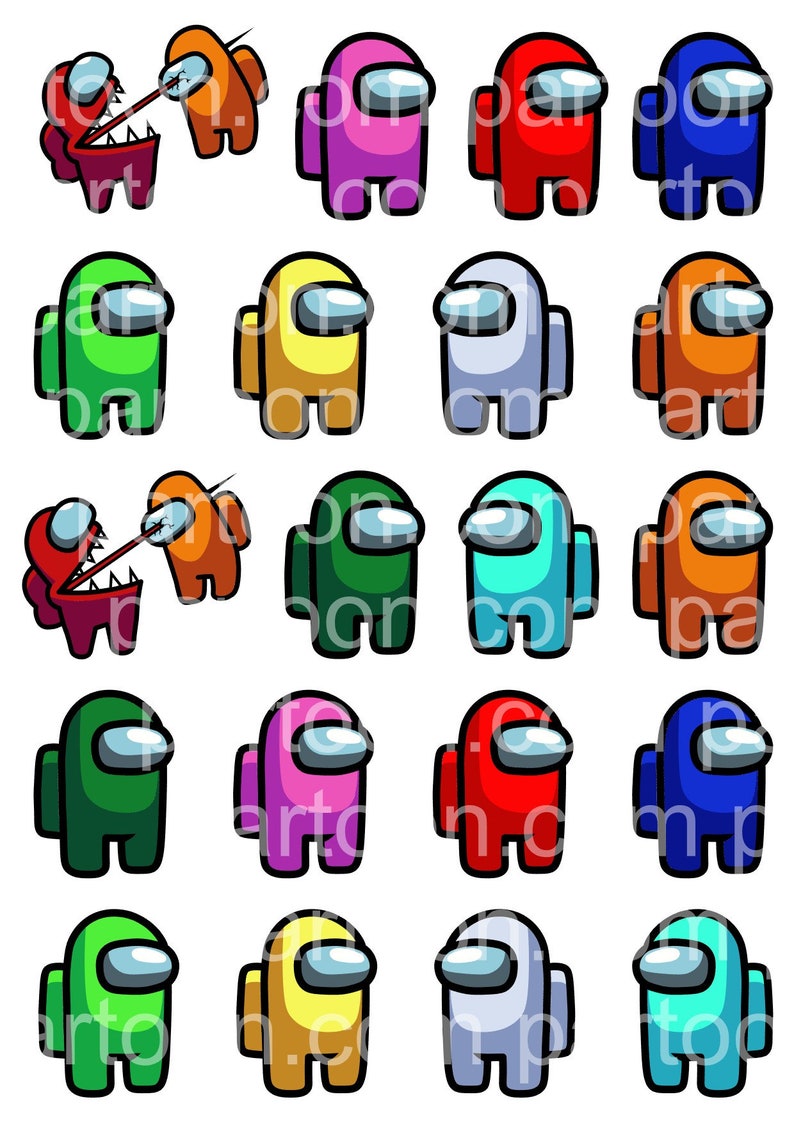 Videogame Among Us Digital Download File Party Template - Etsy