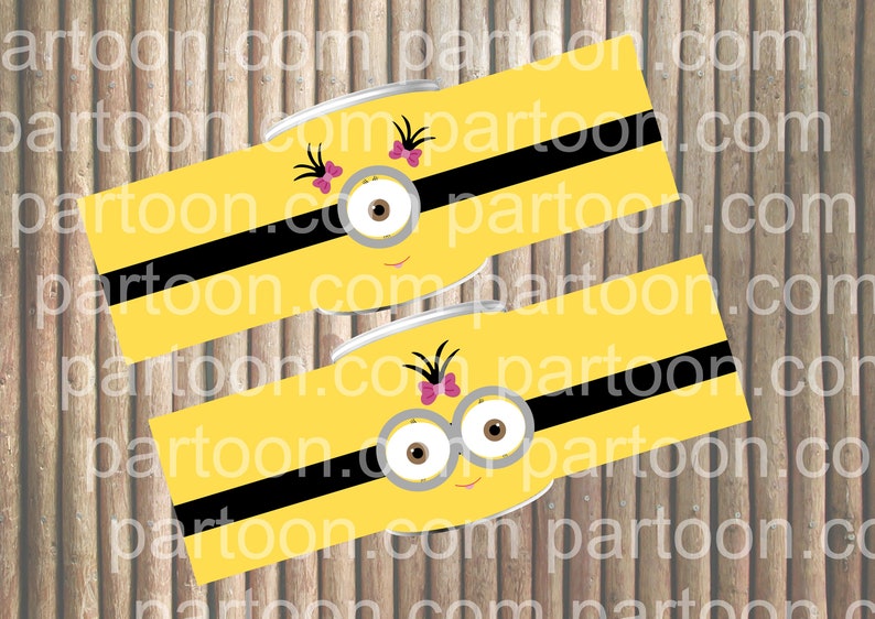 DIY Printable File Template Birthday Party Mini Pringles Potato Labels ...