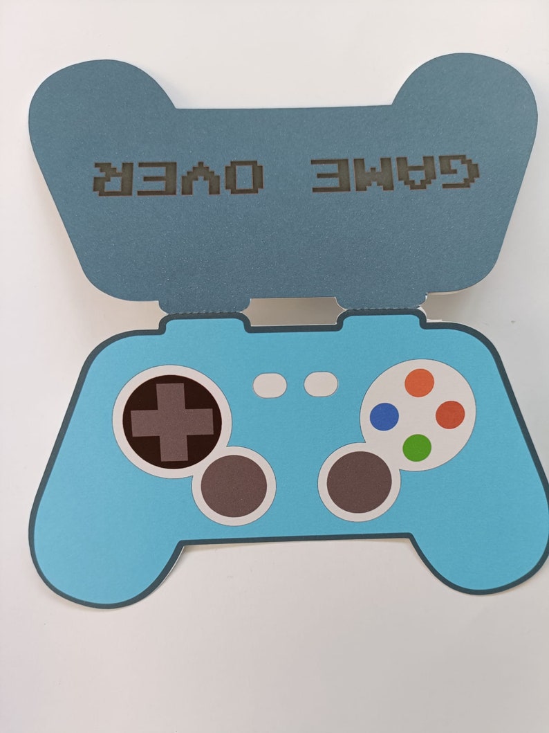 DIY Printable File Template Invite Party Gamer Videogame - Etsy