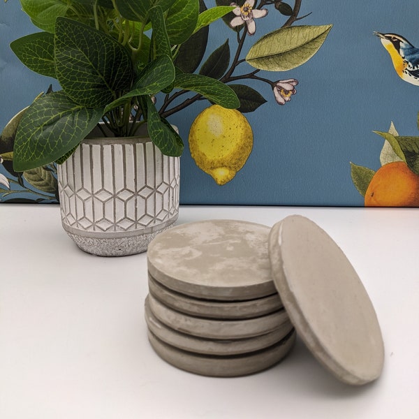 Concrete Coasters - Etsy