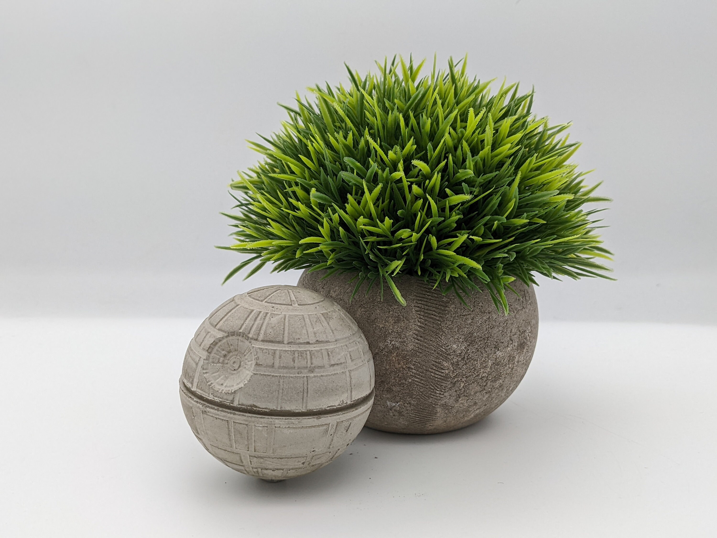 Small Concrete Death Star Star Wars Ornament / Star Wars Gift - Etsy