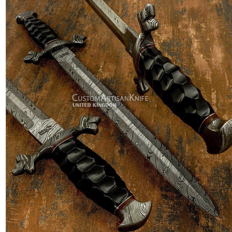 Damascus Dagger - Etsy