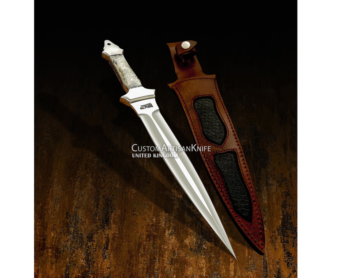Hand Made Custom Full Tang Dagger Knife - Etsy