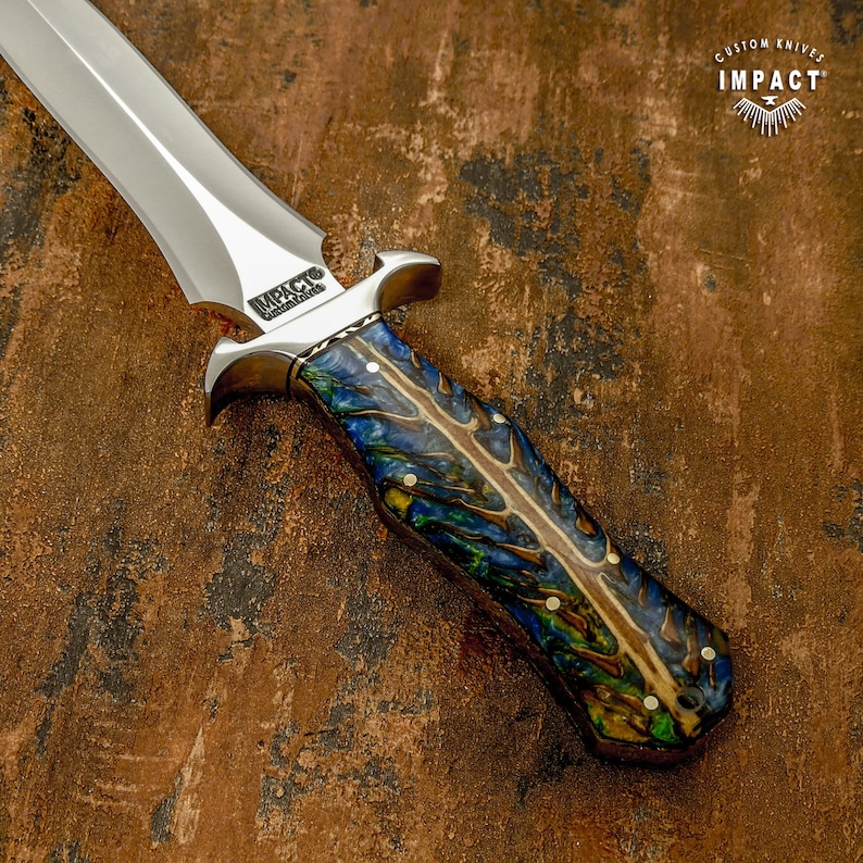 Hand Made Custom Full Tang Dagger Knife - Etsy